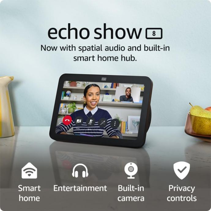 Amazon Echo Show 8 3Gen Alexa Zigbee Matter Thread pametni zaslon