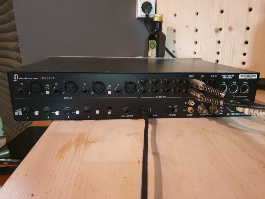 avid digidesign digi 003 rack zvocna kartica (rme antelope apollo)