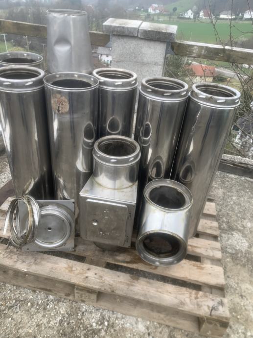 Dimnik INOX -dvoslojni 150 mm