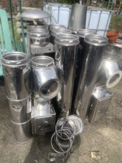 Dimnik INOX -dvoslojni 150 mm