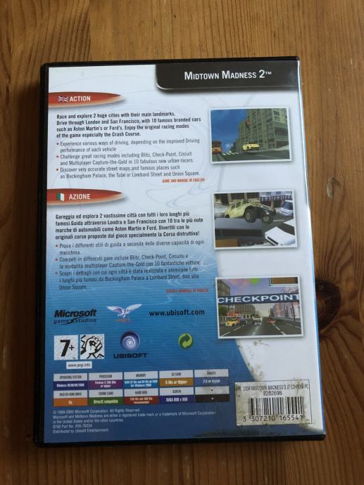 Midtown Madness 2 PC original igra - odlično ohranjena