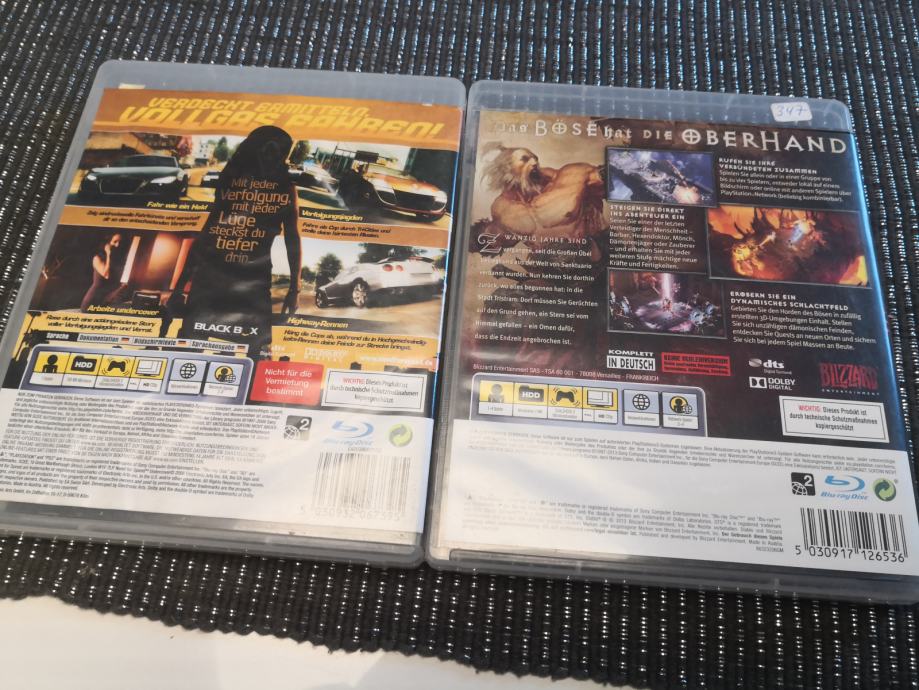 PS3 IGRI Need for speed undercover,DIABLO 3,