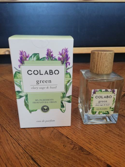 Prodam parfum COLABO GREEN clary sage & basil, 100 ml