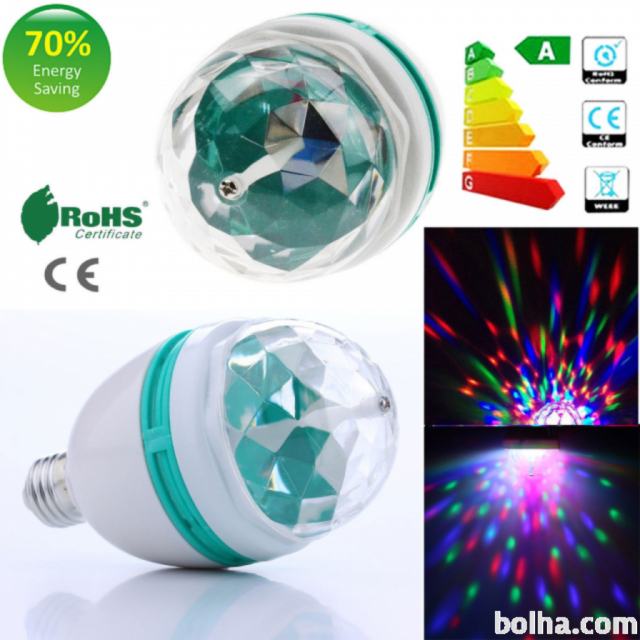 Disko disco PARTY kugla KROGLA žarnica LUČ lučka za ZABAVO lučke kugle