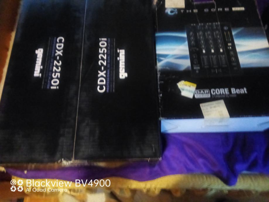 Dual Cd Player Gemini CDX - 2250i Mixer Dap Core Beat