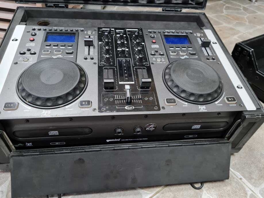 GEMINI CDM-3600, DJ dvojni cd player in mixer