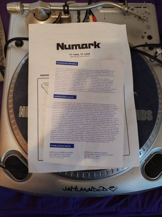 Gramofon Numark TT - 1650