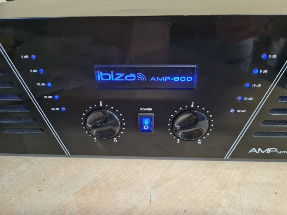 IBIZA AMP-800, ojačevalec