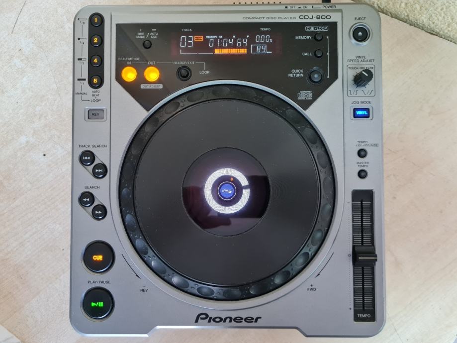 PIONEER CDJ-800, DJ CD PLAYER