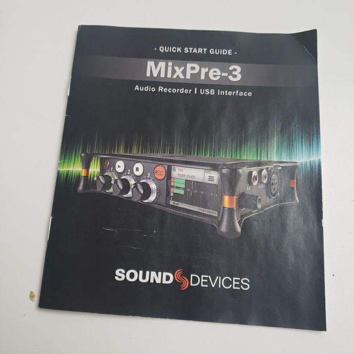 Sound Devices MixPre-3 Audio Recorder Mixer