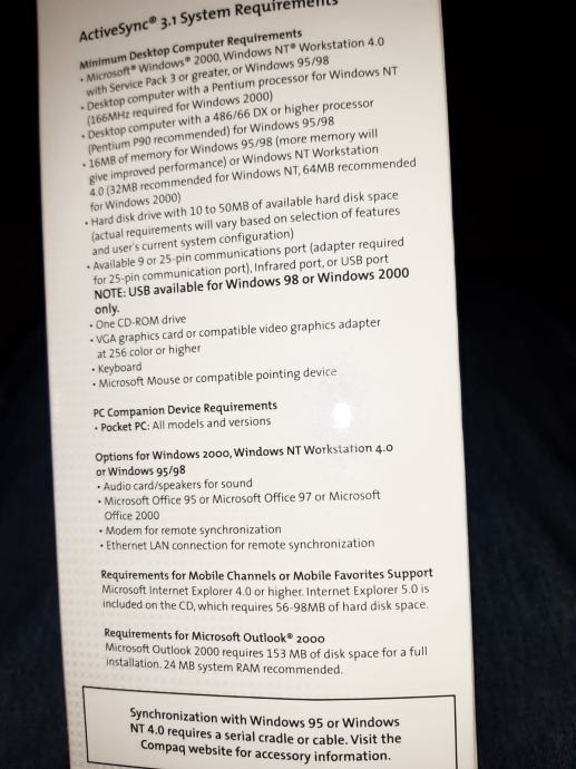 Dlančnik Compaq IPAQ H3630 pocket PC - NOVO