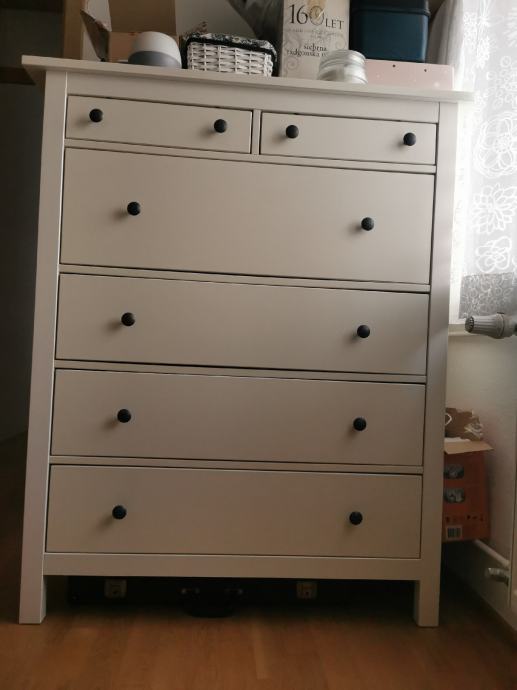 Predalnik Ikea Hemnes, bel, 6 predalov