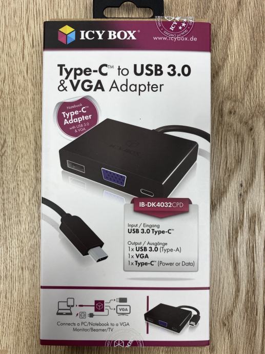 ICY BOX Adapter Type-C: 18 kosov