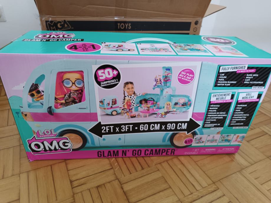 L.O.L. Surprise! OMG Glam N Go Camper Playset with Over 50 Surprises