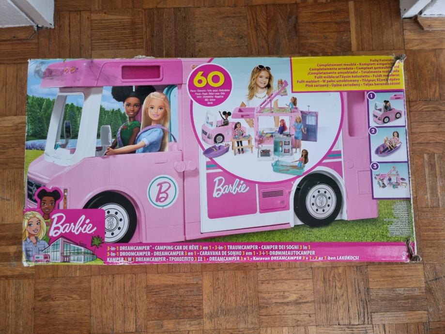 Mattel Barbie Sanjski avtodom 3 v 1 - kot nov