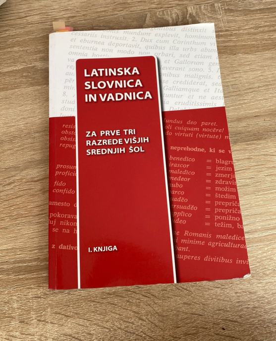 Latinska slovnica in vadnica
