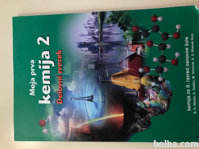Kemija 9-ZNAM ZA VEČ, moja prva kemija1, 2 delovni zvezek