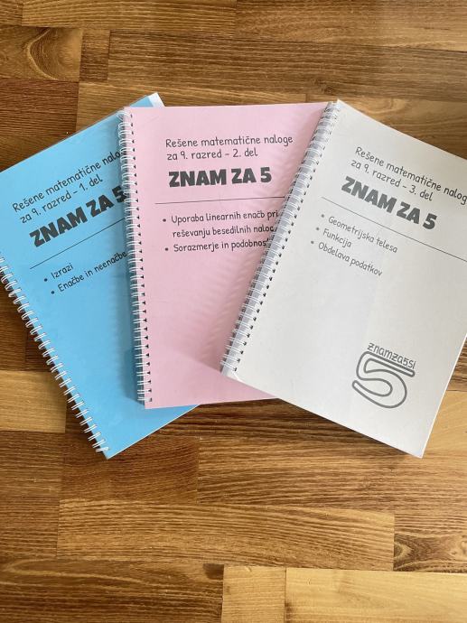 Znam za 5, 9. razred - 1-3 + NPZ.