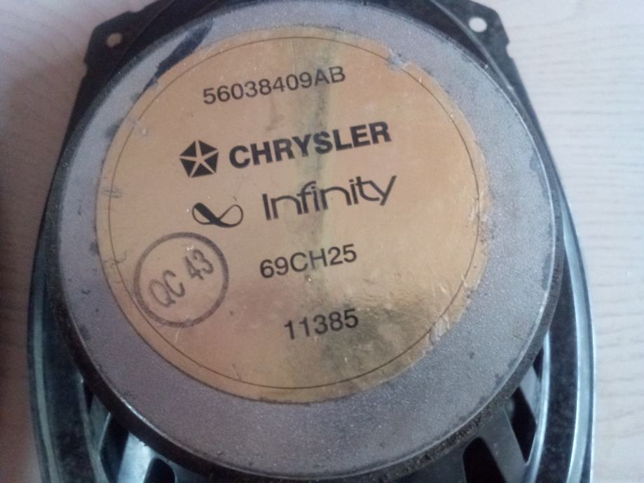 Infinity Amp Chrysler + 4 zvočniki