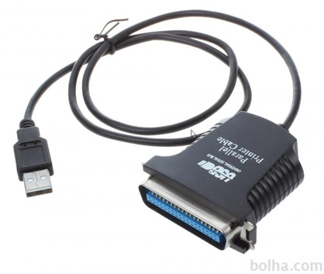 USB v Paralel 36 Pin Centronics Printer Adapter kabel nov