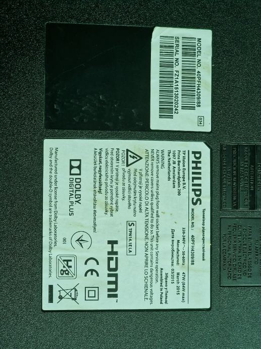 Philips Tv rezervni deli 40 PFH 4390