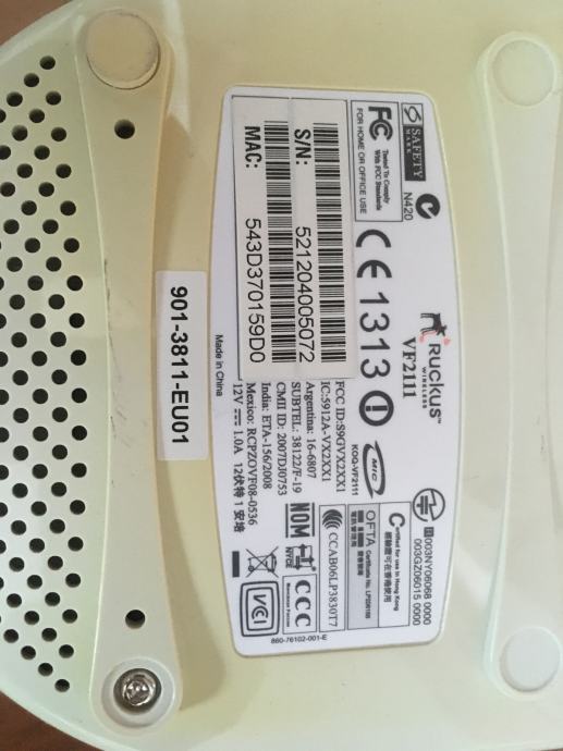 Ruckus Wireless MediaFlex 2825 + MediaFlex 2111 (2 kosa)