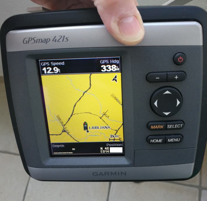 Ploter Garmin GPSmap 421s s krmno sondo 500W 6pin - 50 do 200 kHz