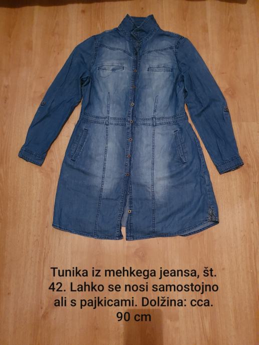 Jeans tuniki (za različne velikosti) - po 10 evrov