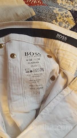 HUGO BOSS BELE HLAČE