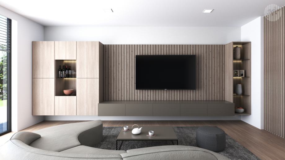 Leseni akustični paneli, dekorativne lamele, dekorativni paneli hrast