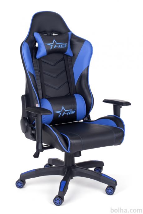 Gaming stol Raptor - črno/moder