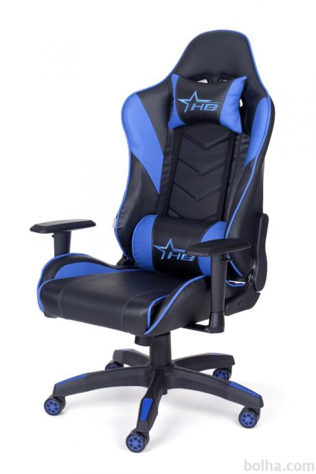 Gaming stol Raptor - črno/moder