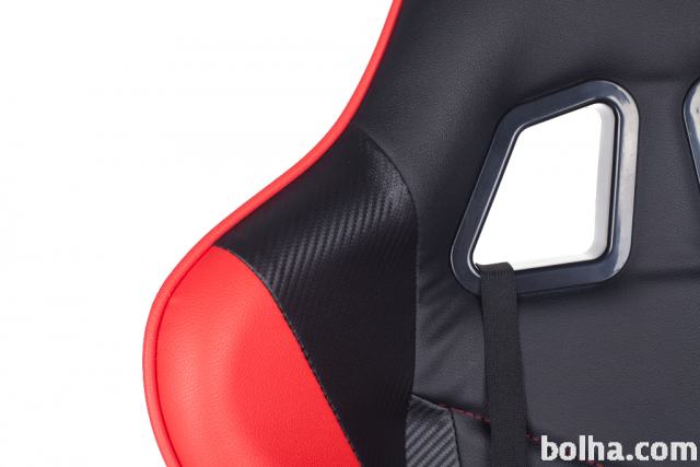Gaming stol Raptor - črno/rdeč