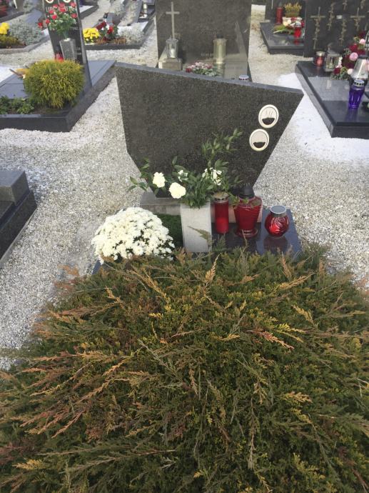 Grob na pobreškem pokopališču