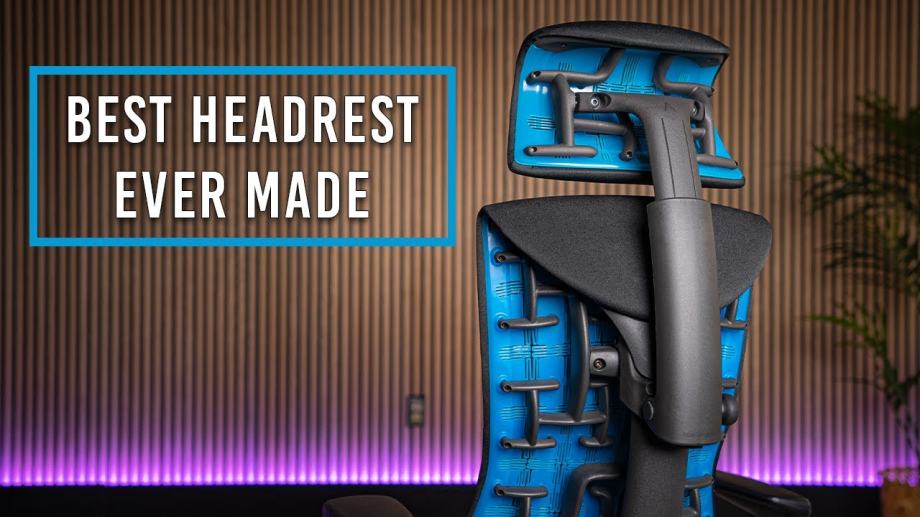 Herman Miller Embody x Logitech Gaming stol z Atlas Headrestom