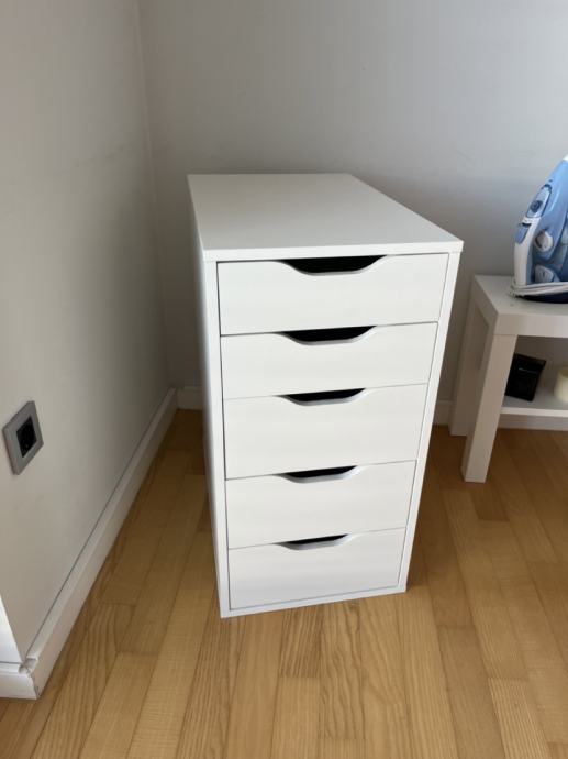 IKEA predalnik ALEX bel - NOV - samo sestavljen