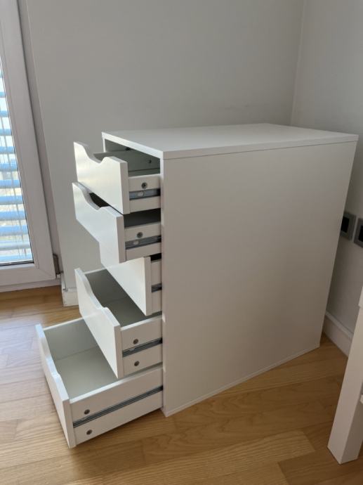 IKEA predalnik ALEX bel - NOV - samo sestavljen