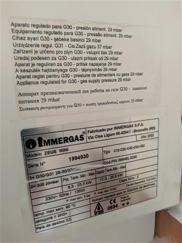 IMMERGAS Zeus Mini - plinska peč