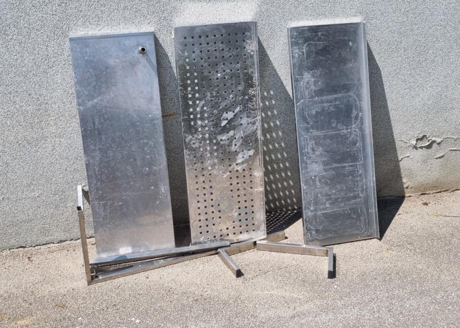 Inox police razlicnih dimenzij