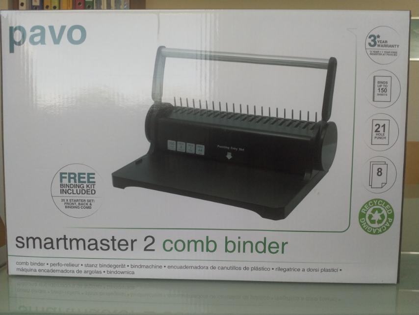 Naprava za vezanje papirja v spiralo Pavo Smartmaster Paper Binder