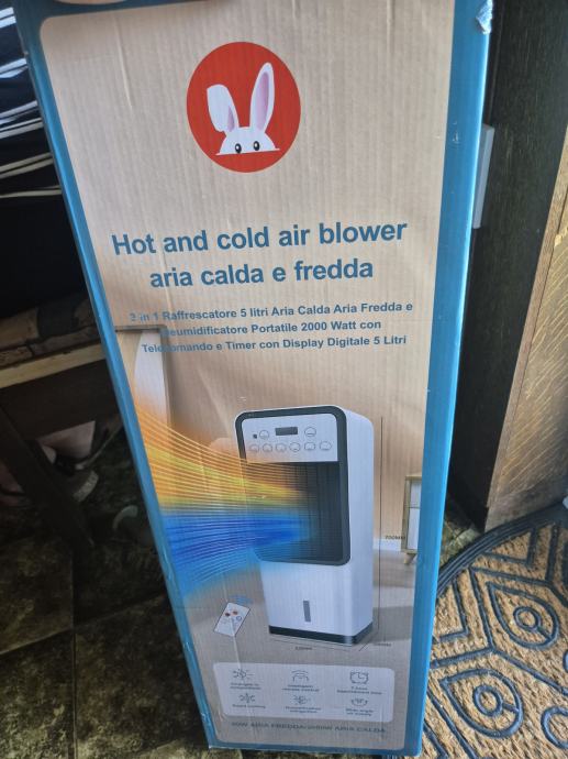 Prenosni ventilator za gretje in hlajenje