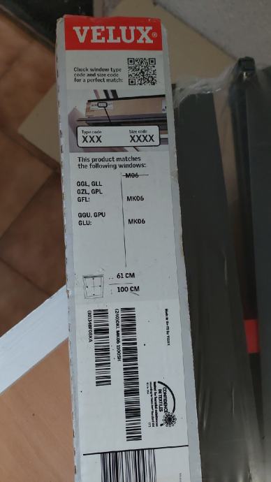Senčilo za VELUX okno