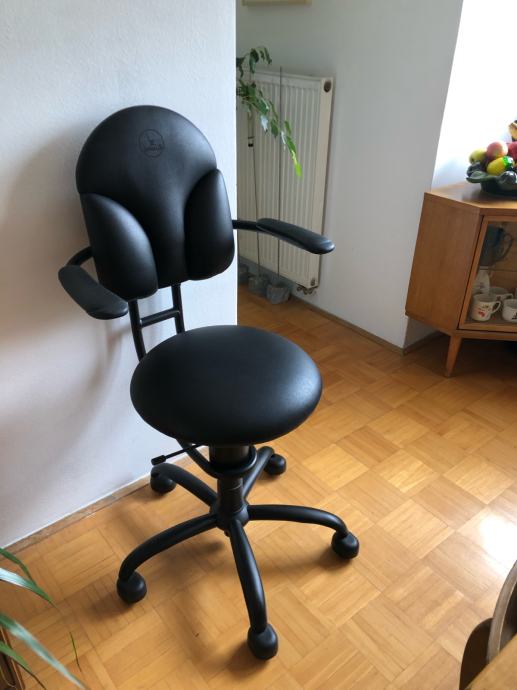 Stol Spinalis Basic Črn