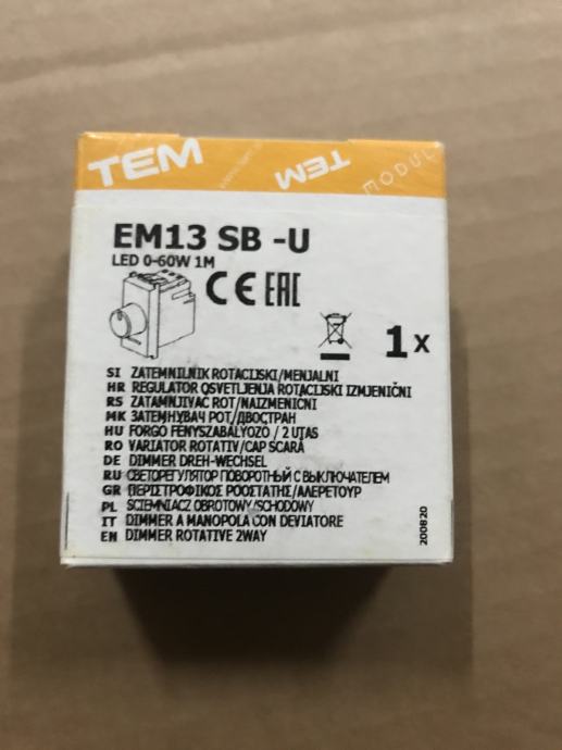 TEM EM13 SB LED zatemnilnik