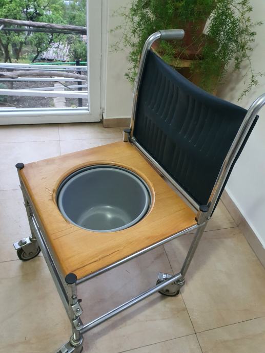 TOALETNI STOL, WC STOL ZA STAREJŠE, INVALIDE, BOLNIKE