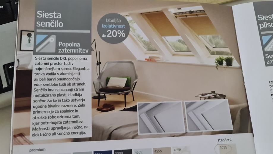 VELUX senčilo Siesta