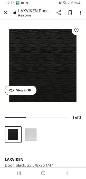 Vrata Laxviken Ikea Besta 64x60