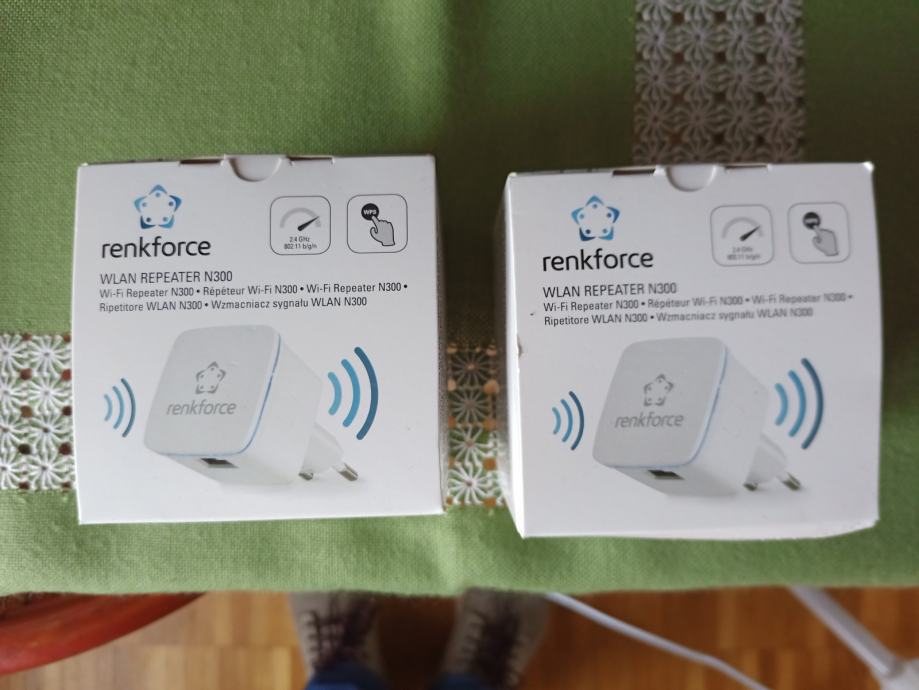 Renkforce RF-WR-N300MINI Wi-Fi repeater 300 Mbps 2.4 GHz