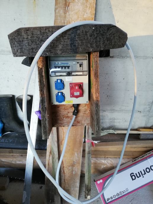 gradbena elektro omarica