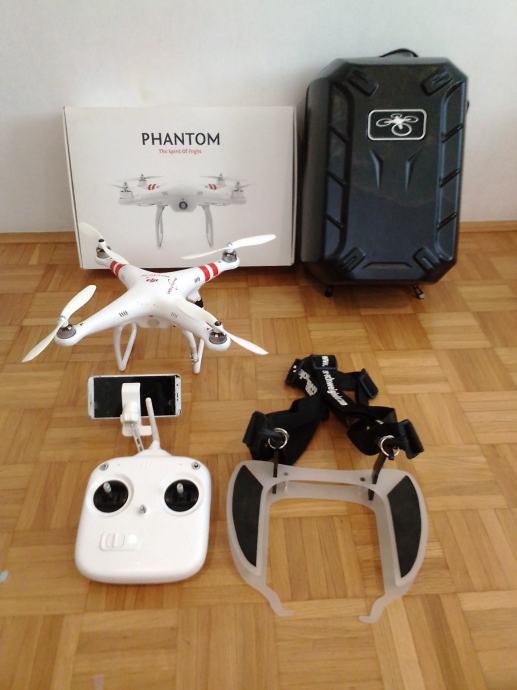 PHANTOM DJI DRON z veliko opreme (DODATKI)